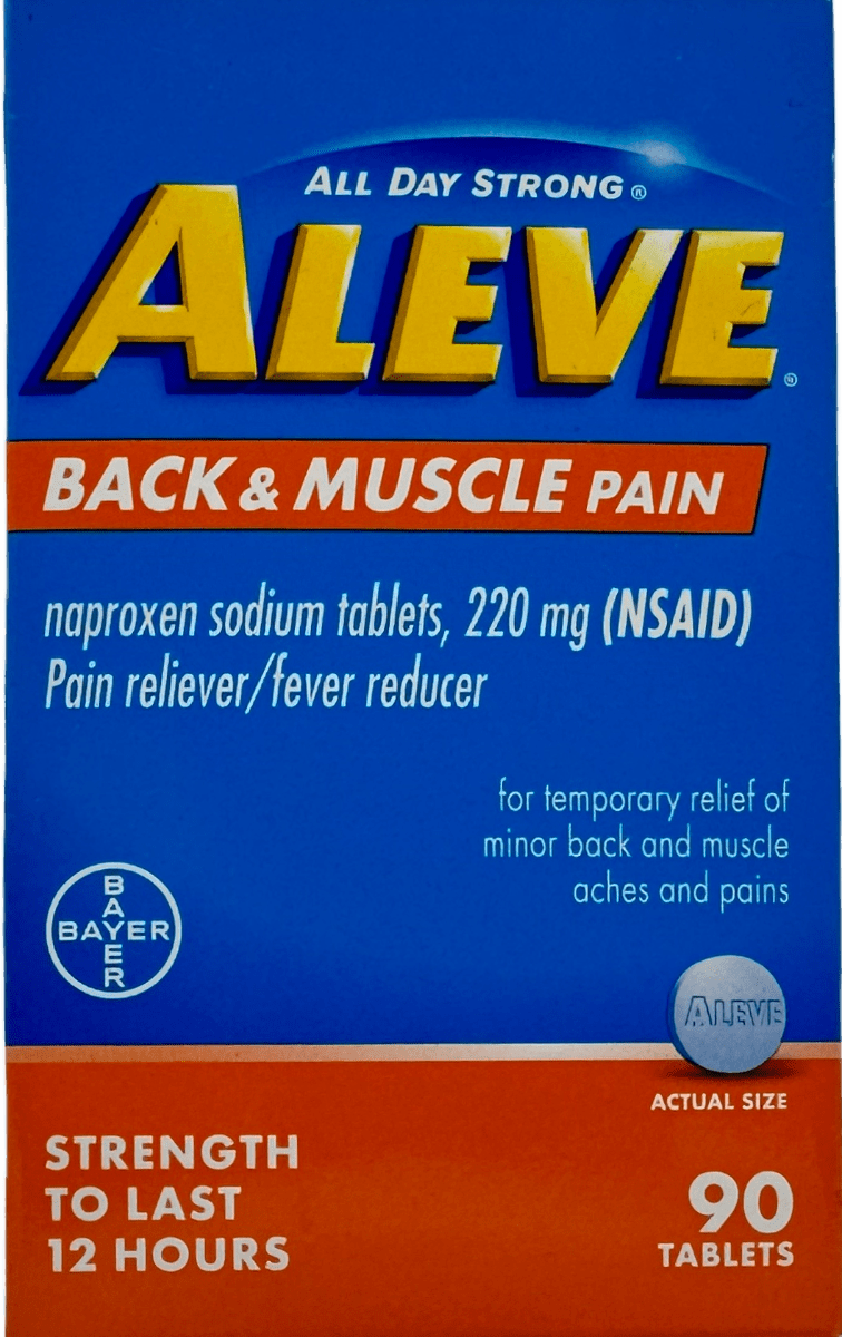 Aleve Back & Muscle Pain Relief - 90 Tablets