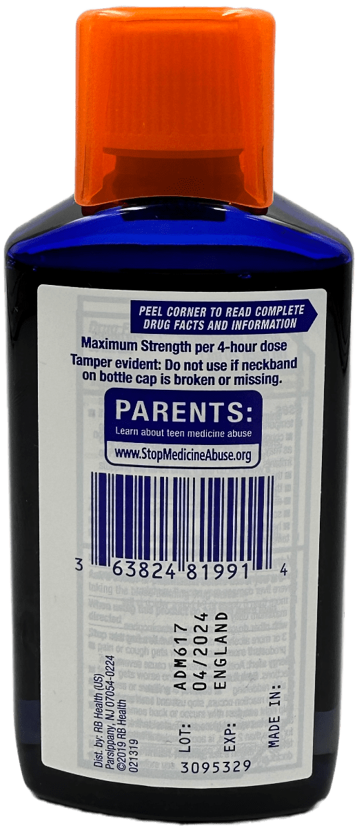 Delsym Cough Syrup: 6-in-1 Symptom Relief | 6 FL OZ