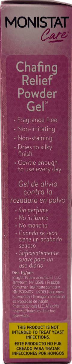 Monistat Care Chafing Relief Powder Gel – 1.5 OZ – Thrift Care Pharmacy