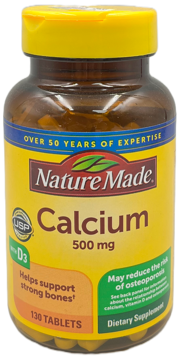 Nature Made- Calcium 500mg 130 tablets