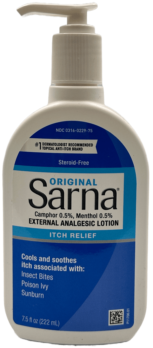 Original Sarna External Analgesic Lotion Itch Relief (7.5 fl oz)