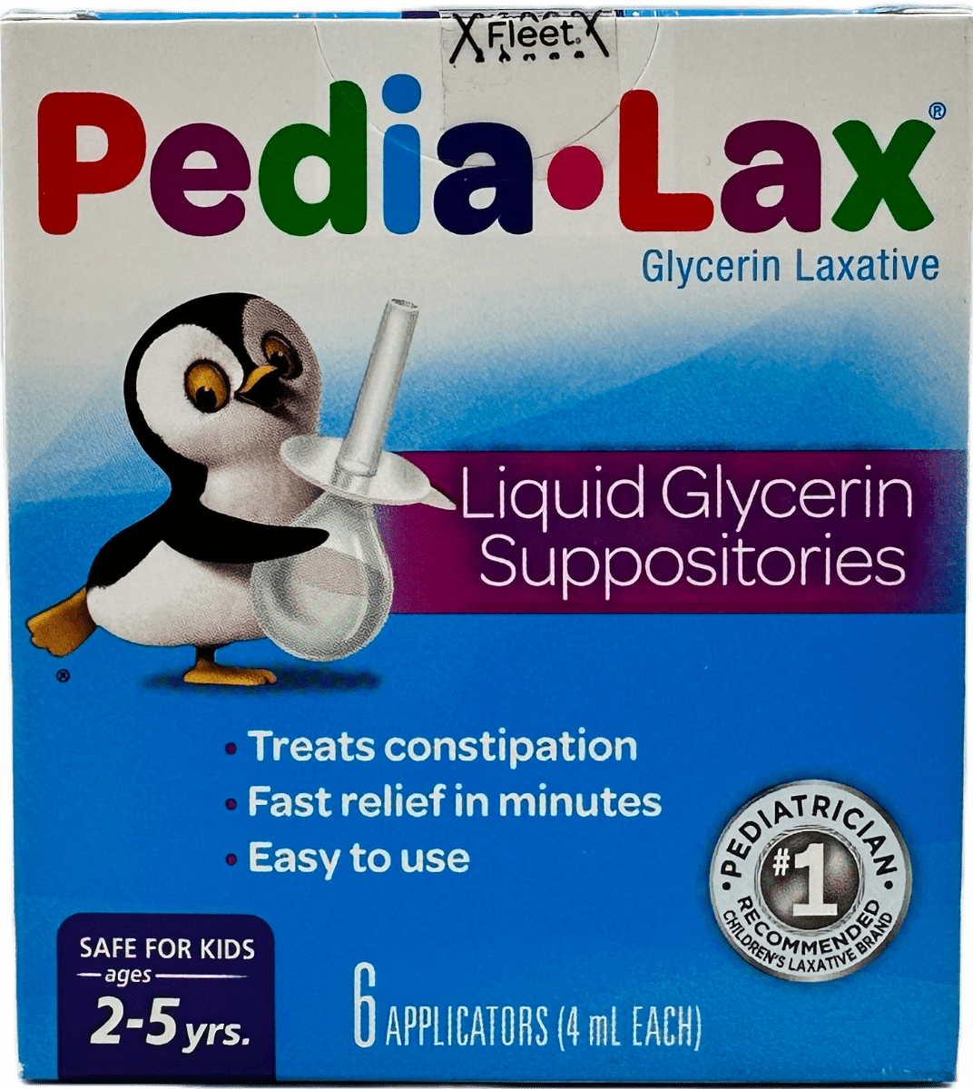 Pedia-Lax - Glycerin Laxative - Liquid Glycerin Suppositories - 6 ...