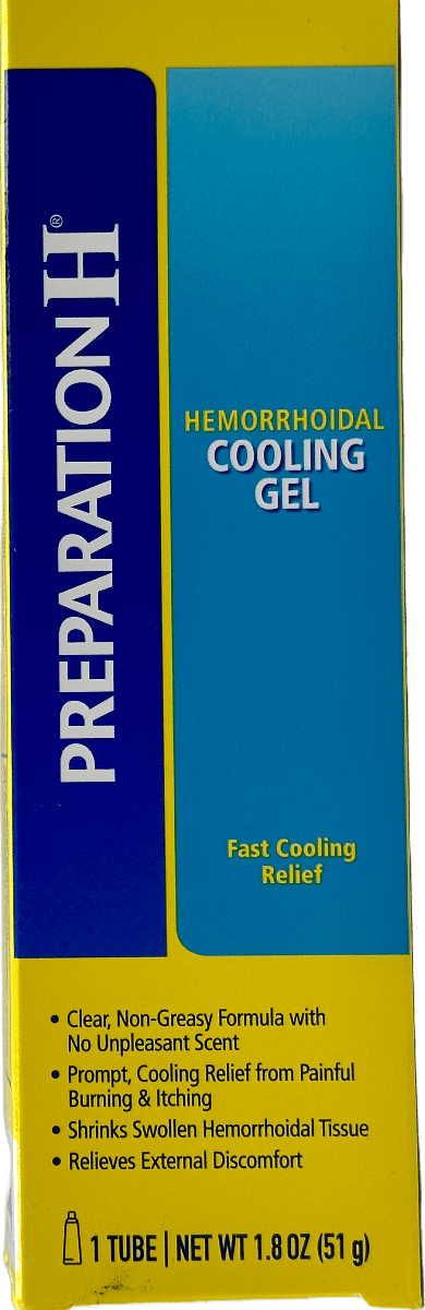 Preparation H – Hemorrhoidal Cooling Gel – 1.8 OZ – Branchbrook Pharmacy